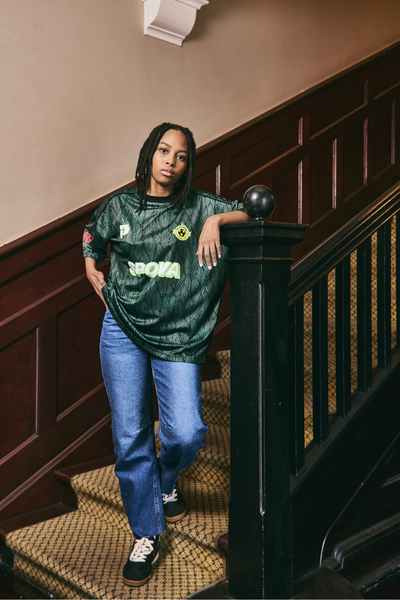 PRIMO x SPOVA FOOTBALL T-SHIRT - EMERALD – Victory Lab